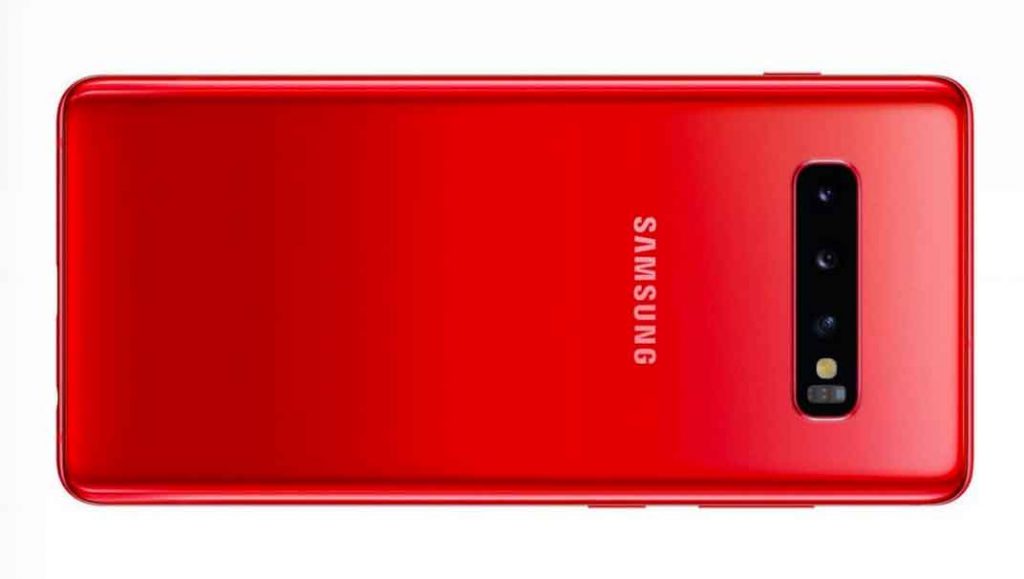 Samsung Galaxy S10 Red Cardinal - ufficiale nuovo colore