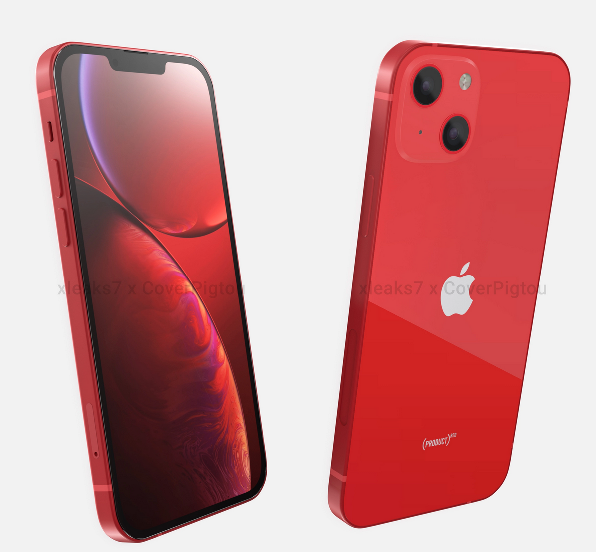 iPhone 13 (Product Red): primi rendering dello smartphone di Apple