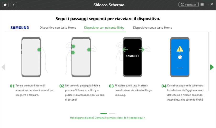 5 Modi per sbloccare la sequenza di blocco dimenticata Samsung ...