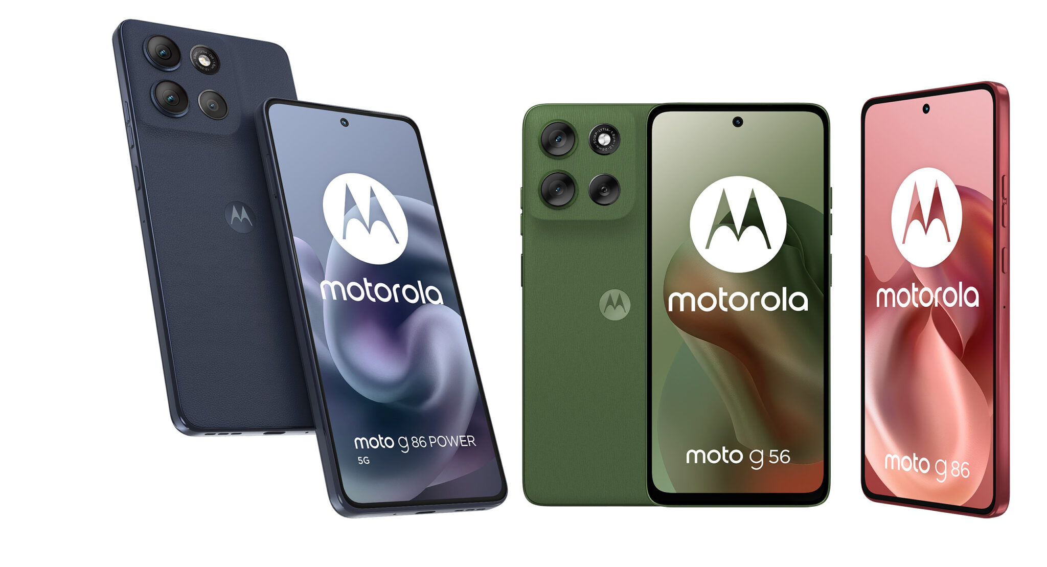 moto g86 power 5G, g86 5G e g56 5G: specifiche tecniche e prezzi